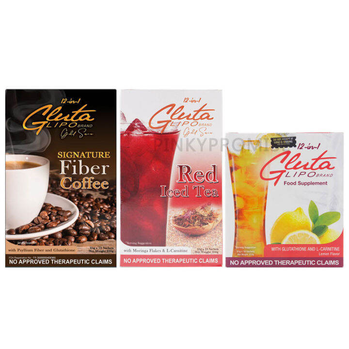 Glutalipo 12in1 Juice / Signature Fiber Coffee / Red Iced Tea with ...