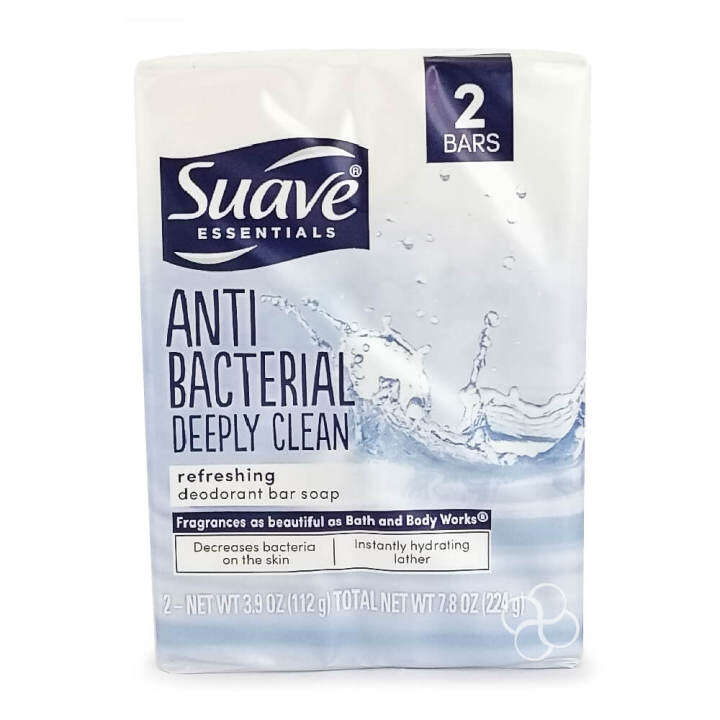Suave Deeply Clean Antibacterial Soap 2 x 110g | Lazada PH