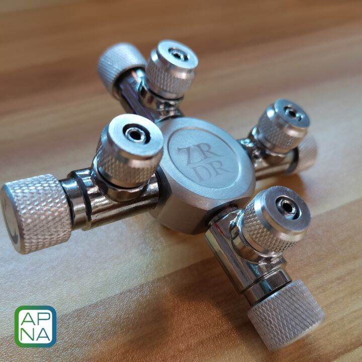 🐟 ZRDR CO2 Splitter Multi Way Distributor Regulator for Aquarium Fish ...