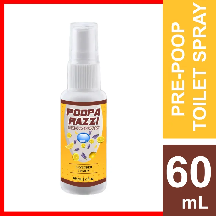 POOPARAZZI Poo Toilet Spray | Natural Air Freshener | Lavender and ...