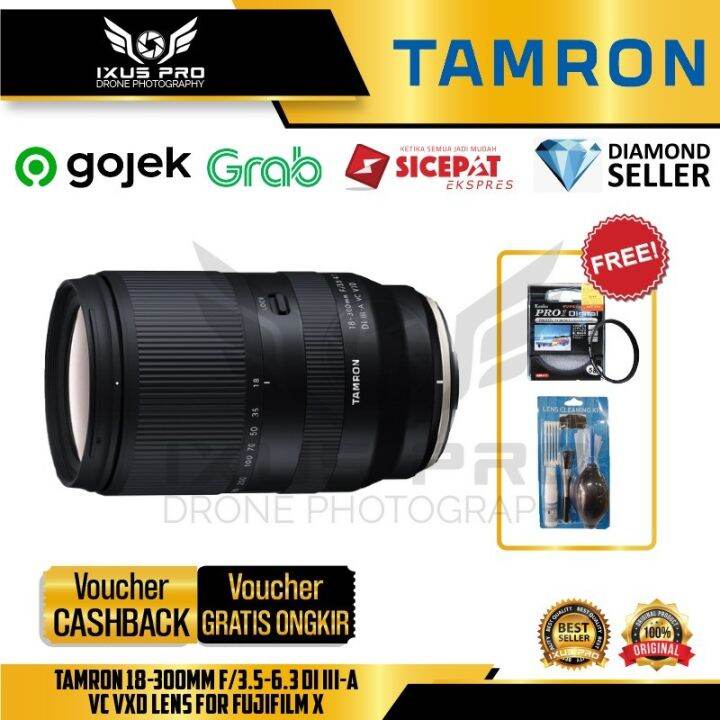 Tamron 18-300mm f/3.5-6.3 Di III-A VC VXD Lens for FUJIFILM X | Lazada Indonesia