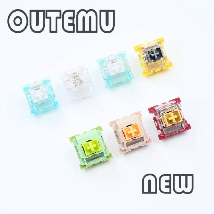 Outemu Switch Mechanical Keyboard Switches 3Pin Linear Tactile Silent ...