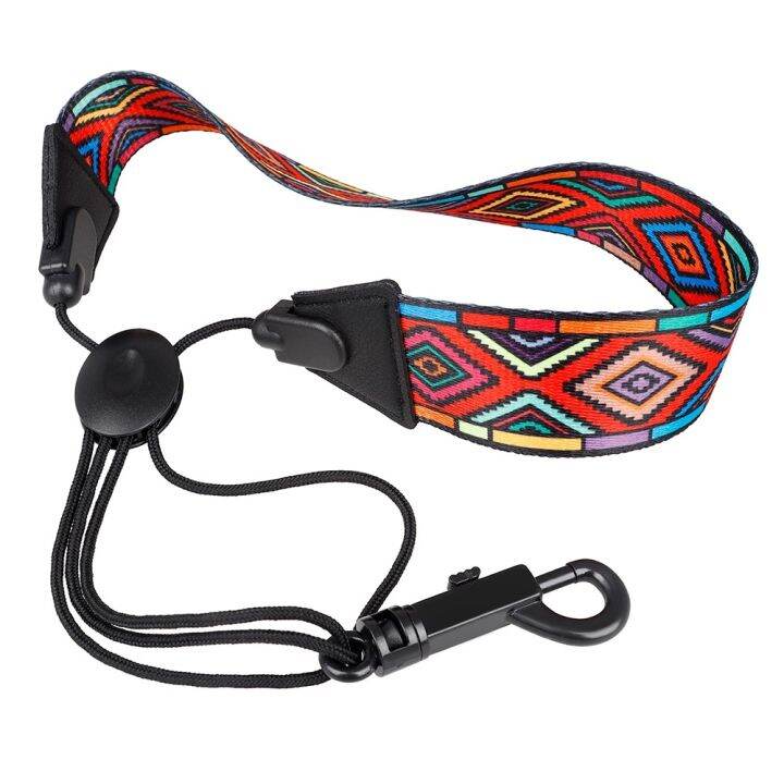 Saxophone Neck Strap for Soprano Tenor Alto Sax Clarinet Red Diamond ...