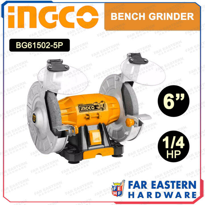 INGCO Bench Grinder 6" 1/4HP BG61502-5P INPTCD | Lazada PH