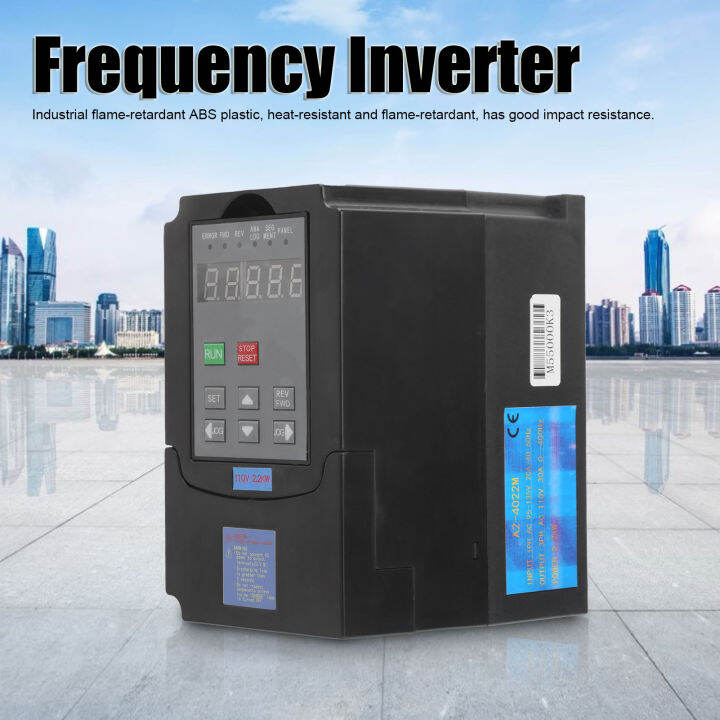 อินเวอร์เตอร์ความถี่ 2.2kw อินพุตเฟสเดียว AC95‑135V เอาต์พุต 3 เฟส ...