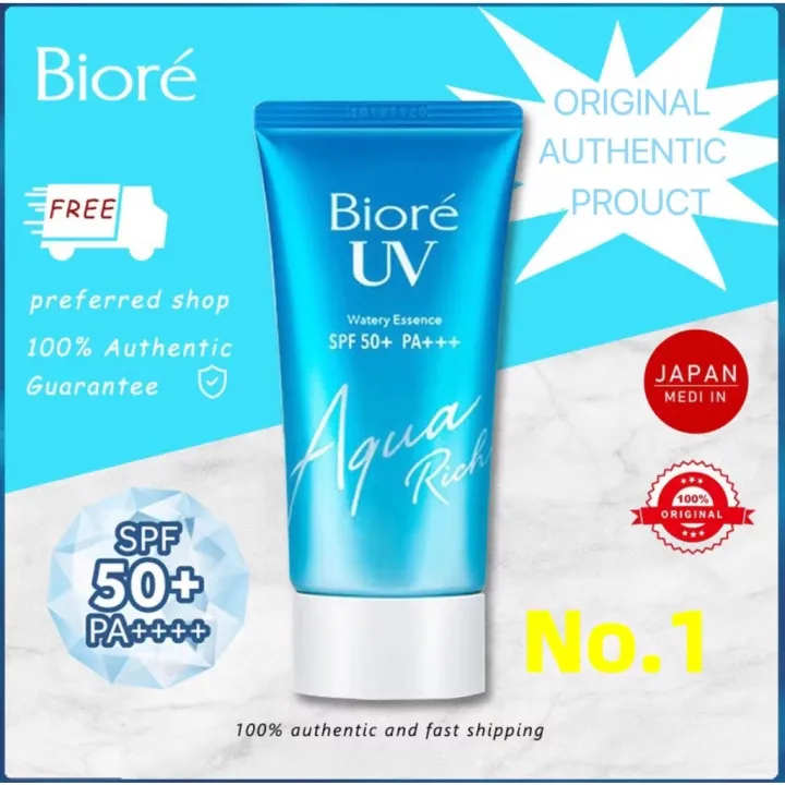 Biore UV Sunscreen cream SPF 50++++ for Face cream Body Whaterproof ...