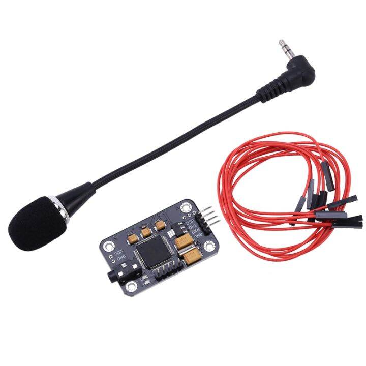 Voice Recognition Module With Microphone Dupont Speech Recognition Voice Control Board For ...