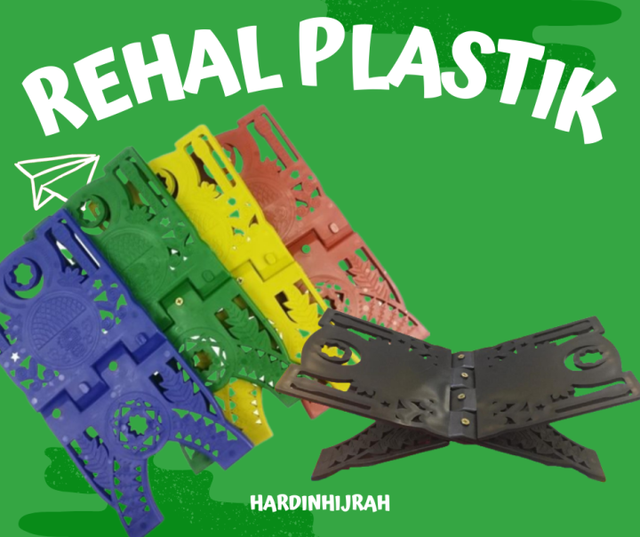Rehal Plastic Rehal Muqaddam/Iqra/Al-Quran | Lazada