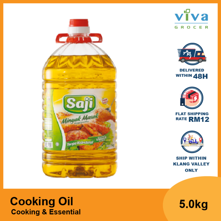 Saji Cooking Oil 5kg | Lazada