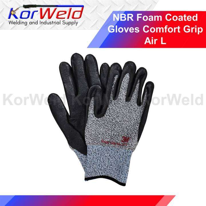 NBR Foam Coated Gloves Comfort Grip Air L | Lazada PH