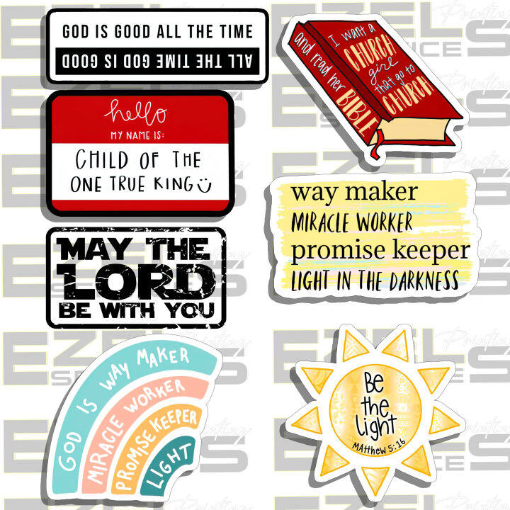Christian Inspired bible verse Sticker | Lazada PH