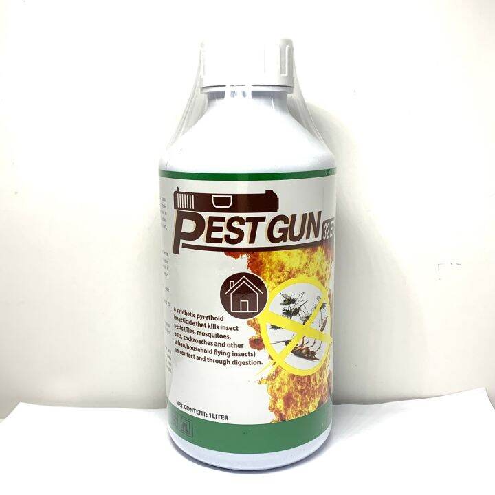 [FCR AGRIVET] PEST GUN 32EC Insecticide 1 Liter / Kills insects pests ...