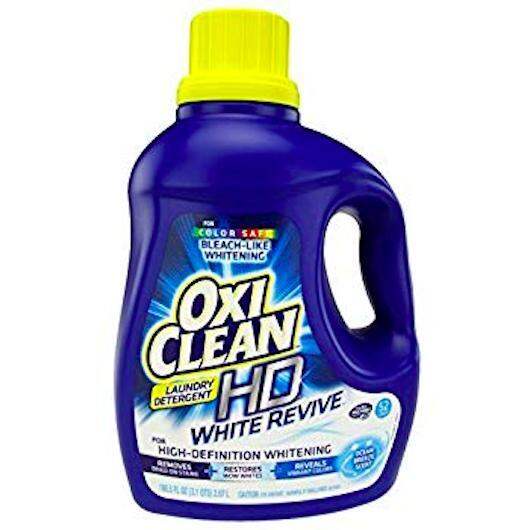 Oxiclean HD White Revive Laundry Detergent, 40 FL OZ (1.25 QTS) 1.18L ...