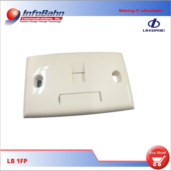 Linkbasic Single Port Faceplate Infoban | Lazada PH