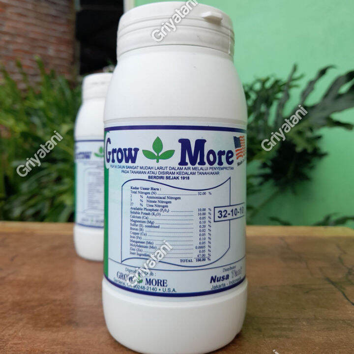 Pupuk NPK Grow more 32 10 10 454 gram Growmore Daun | Lazada Indonesia