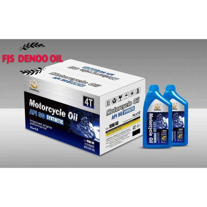 FJS MOTORCYCLE DENOO OIL API/SN/FULL SYNTETIC BUY 1 BOTTLE GET 1FREE ...