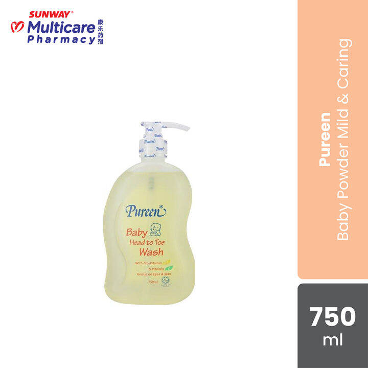Pureen Baby Head To Toe Wash 750ml | Lazada
