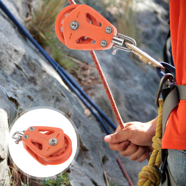 Leetshop Sailing Pulley Lifting Sailboat Tool Single Crane Nylon Roller ...