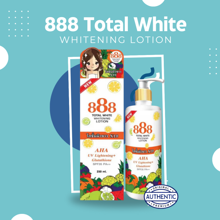 888 TOTAL WHITE WHITENING BODY LOTION | Lazada PH