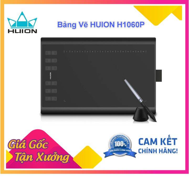 KHUYẾN MÃI GIẢM GIÁ VÀ QUÀ TẶNG SIÊU SỐC: Bảng Vẽ HUION H1060P Chính Hãng, Bảng Vẽ Đồ Họa Cao ...