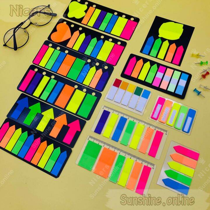 Neon Color Pet Sticky Note Special Adhesive | Lazada PH