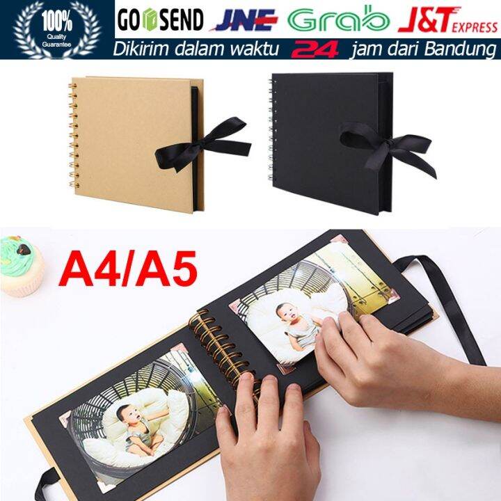 A4/A5 Scrapbook Album Aesthetic Foto Photo Catatan Story Book Untuk ...