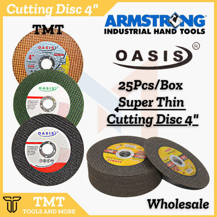 Heavy Duty Cutting Disc 4" Original Super Thin Cut Off Metal 25Pcs/Box ...
