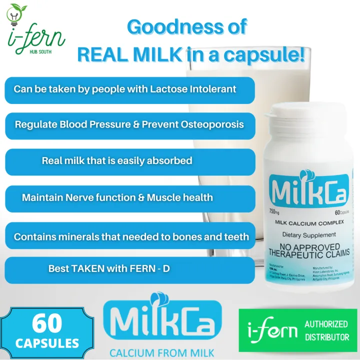 [KyleCollectionPH] IFern MilkCa 60capsules Supplement | Lazada PH