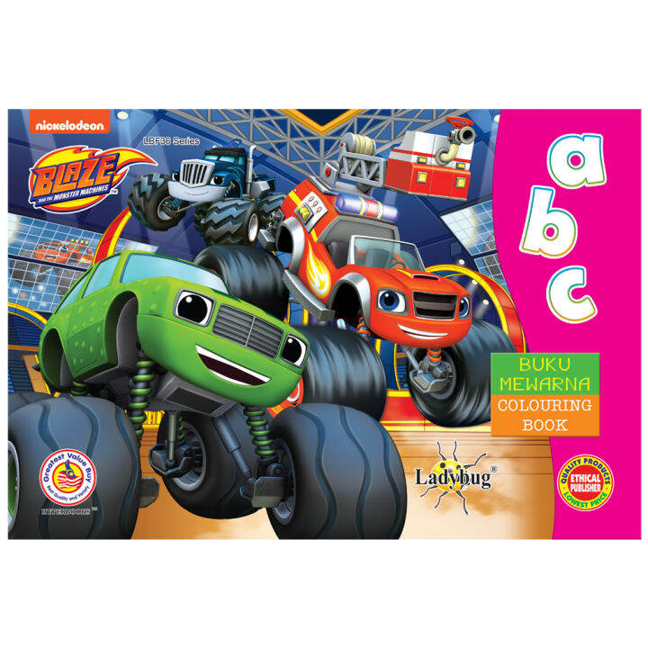 Blaze And The Monster Machines Colouring Book LBF36 SERIES | Lazada