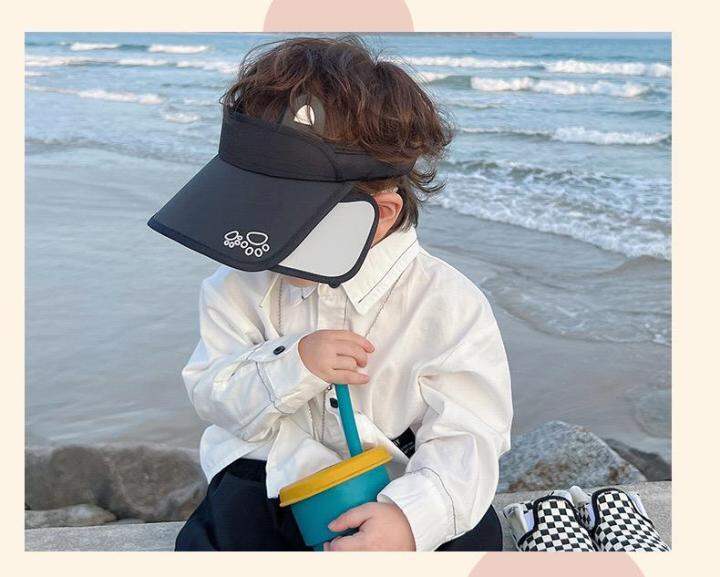 ICE Stock Selangor Kids 3D Expandable Visor Paw Design Hats Caps Beach ...