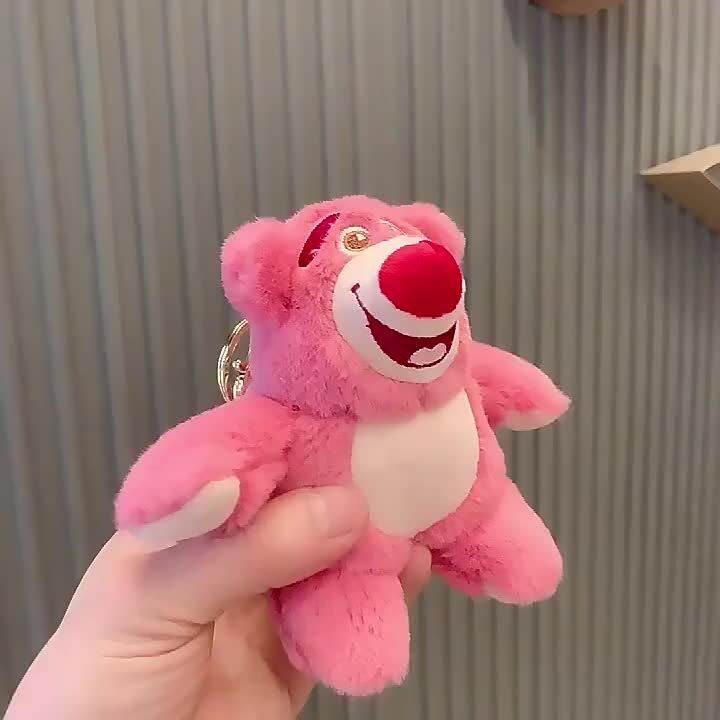 Series Velcro Plush Toy Dolls Keychain Kawaii Winnie The Pooh Stitch ...