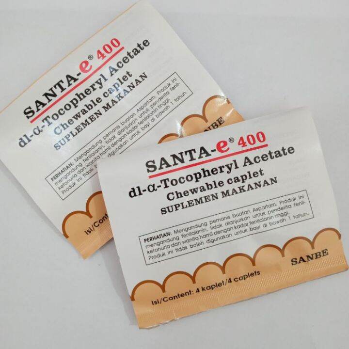 SANTA E 400 ISI 4 KAPLET | Lazada Indonesia