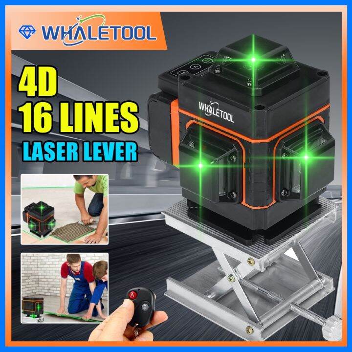 16 Line Green Professional Self Leveling Laser Measuring Instrument 4d