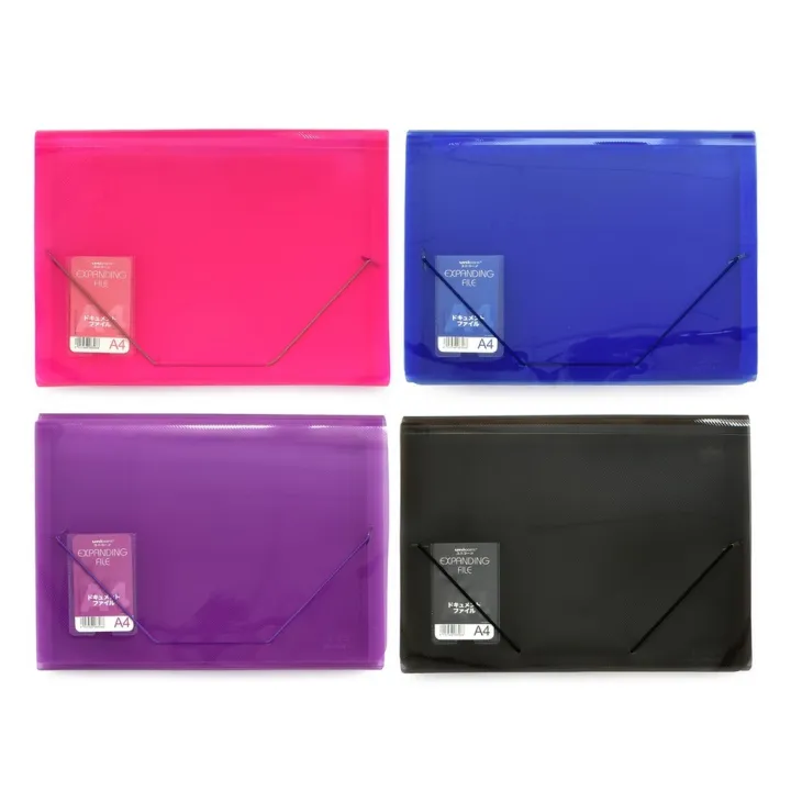 Unicorn A4 Expanding Document File with Subjects Tabs and Pockets ...