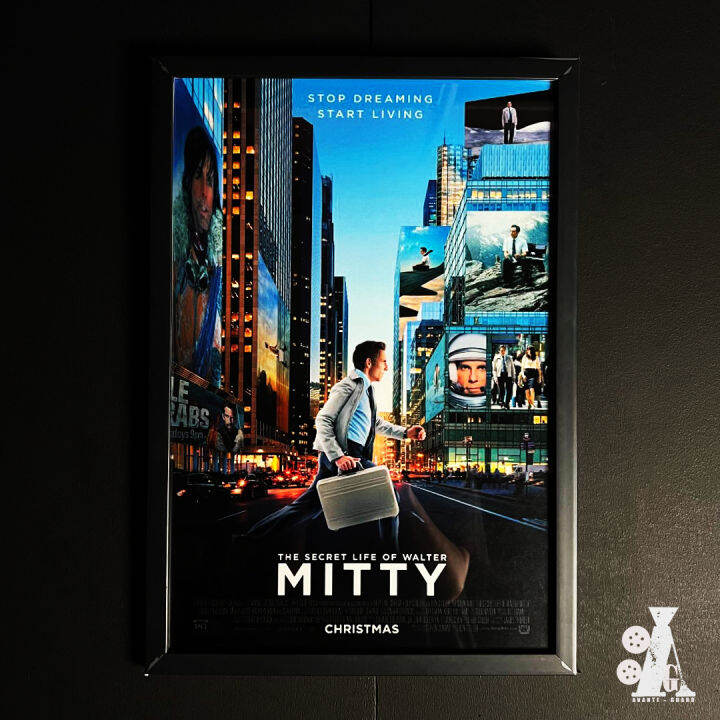 The Secret Life of Walter Mitty (High Quality Framed Movie Poster) | Lazada PH