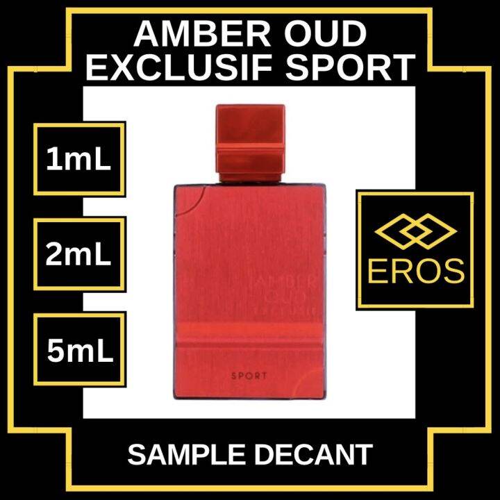 Amber Oud Exclusif Sport (PDM Kalan) 2mL 5mL 10mL DECANT perfume sample ...