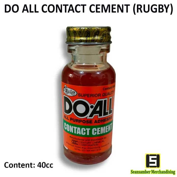 Do All Contact Cement Shelby (Rugby) 40cc | Lazada PH