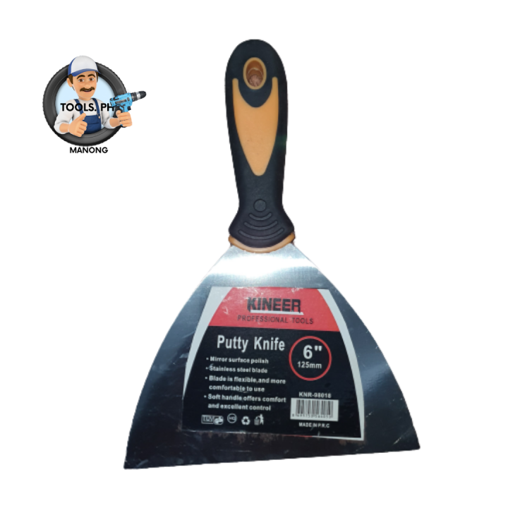 Kineer Putty Knife 6" 125Mm Paleta Kutsilyo Pang Masilya Carpenters ...
