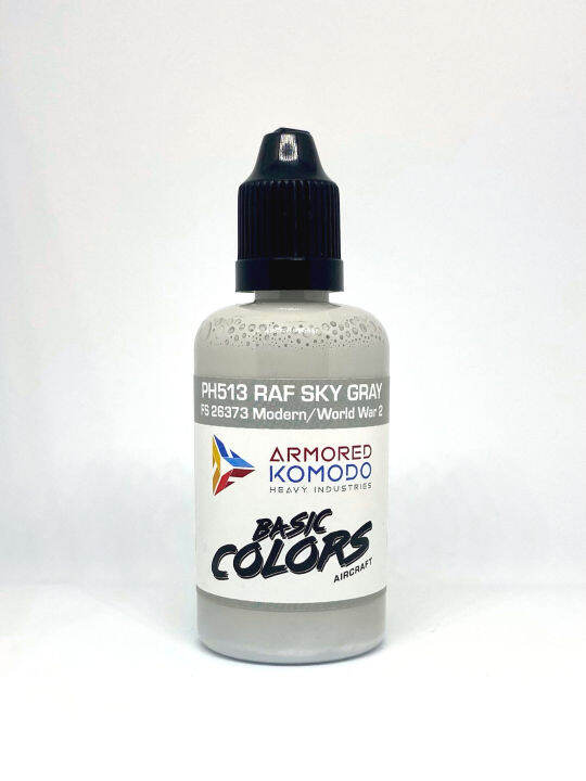 RAF Sky Gray FS26373 PH513 50ml Armored Komodo Airbrush Hobby Paint ...
