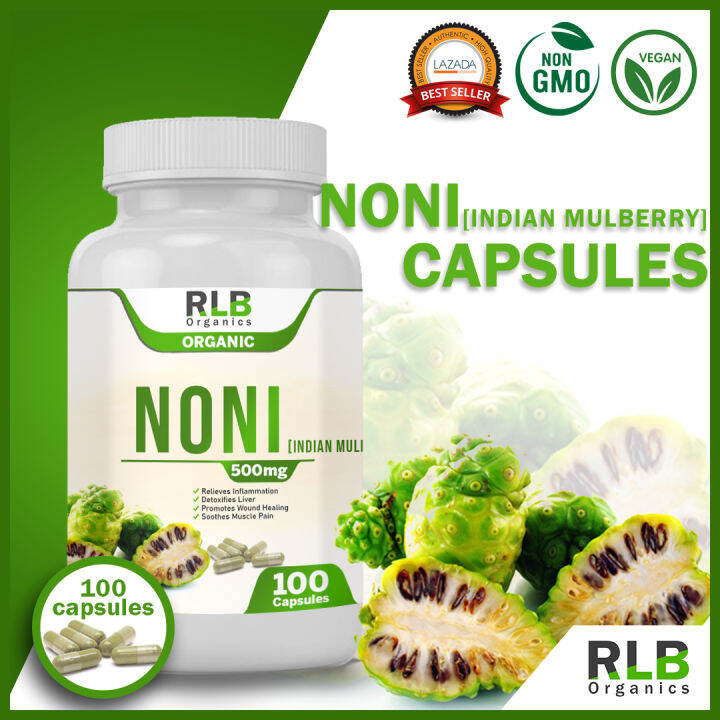 Organic Pure Natural Noni Capsules (30, 60, 100 Capsules) Noni Capsules ...