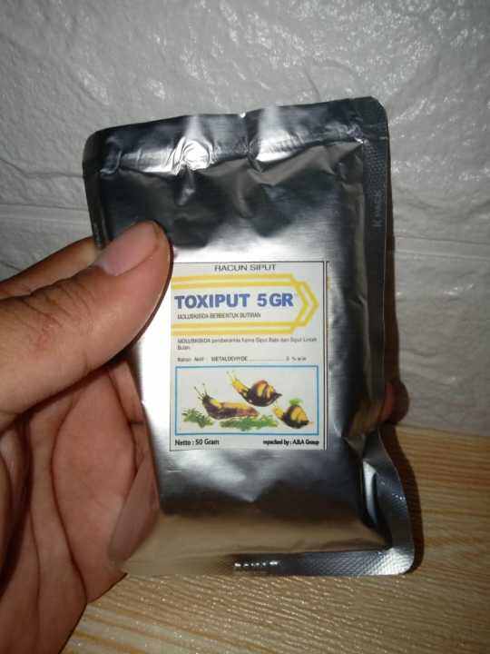 Toxiput 5 GR repack 50 gr moluskisida insektisida insectiside hama ...
