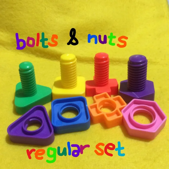 THERAPY TOYS JUMBO BOLTS AND NUTS | Lazada PH