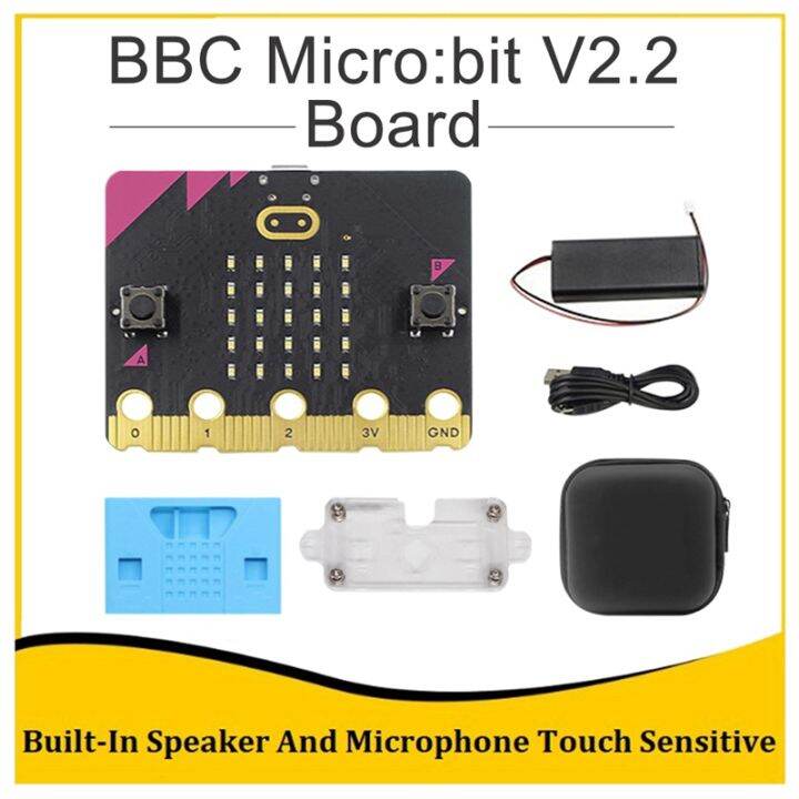 BBC Micro:Bit V2.2 Started Kit Built-in Speaker Microphone Touch ...
