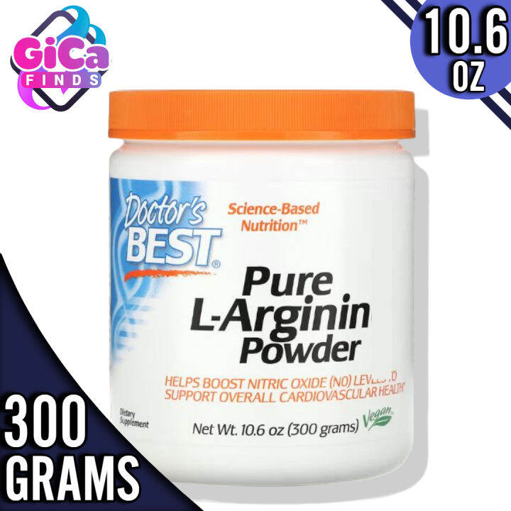 Doctor's Best, Pure L-Arginine Powder, 10.6 oz (300 g) | Lazada PH