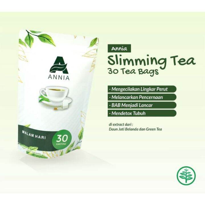 ANNIA SLIM DIET SLIMING TEA 30 | Lazada Indonesia