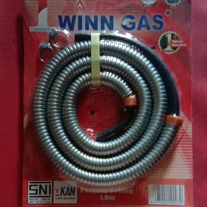 Selang flexibel elpiji chrom winn gas | Lazada Indonesia