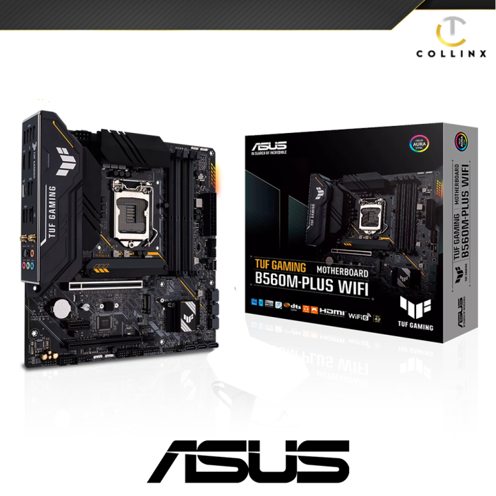 ASUS MB TUF GAMING B560M PLUS WIFI Motherboard | Intel® B560 (LGA 1200 ...