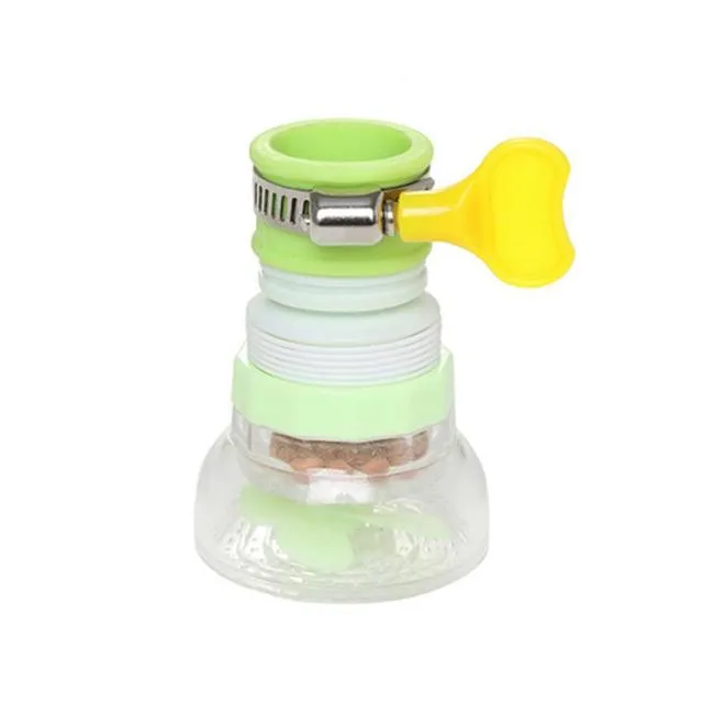 Kitchen Faucet Filter Retractable Spout Tap Water Filter Swivel Splash ...