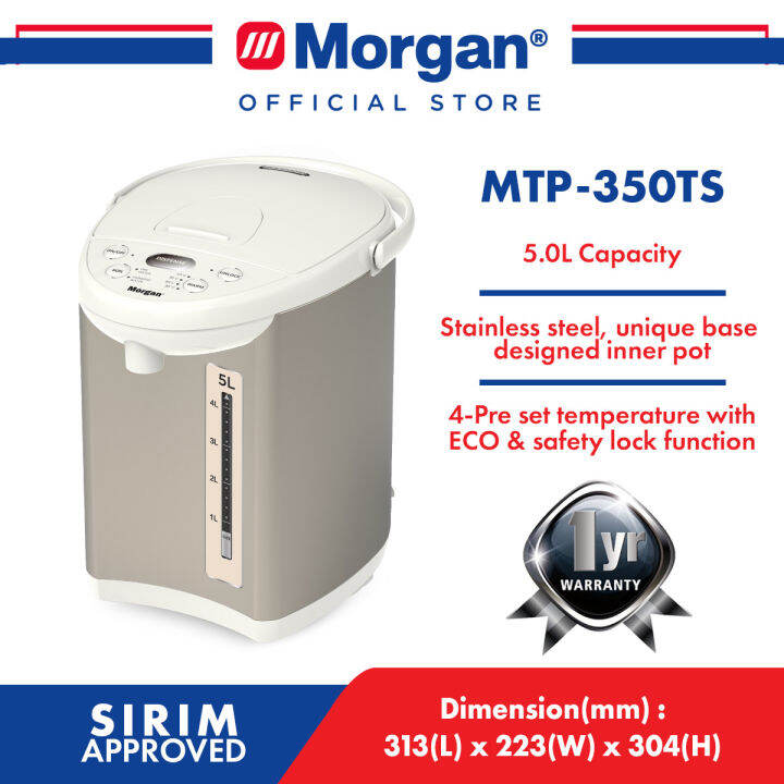 MORGAN MTP-350TS THERMO POT 5L | Lazada