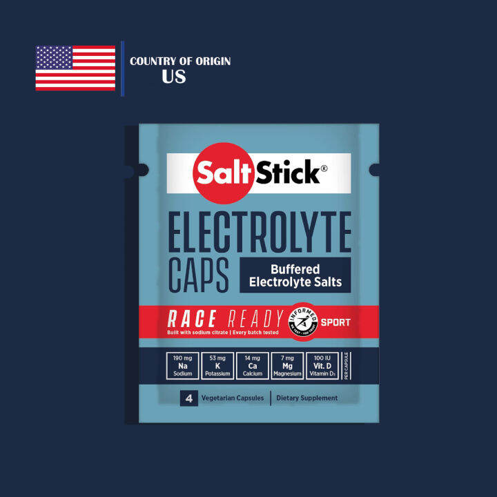 SaltStick Race Ready Electrolyte Capsules | Informed Sport Certified ...